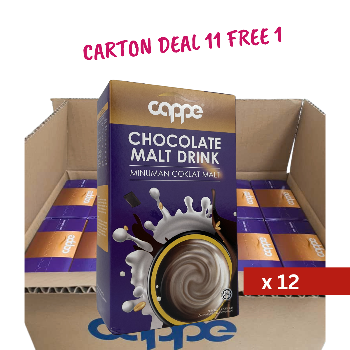 CAPPE CHOCOLATE MALT – Carton (12 Boxes) – Cappe